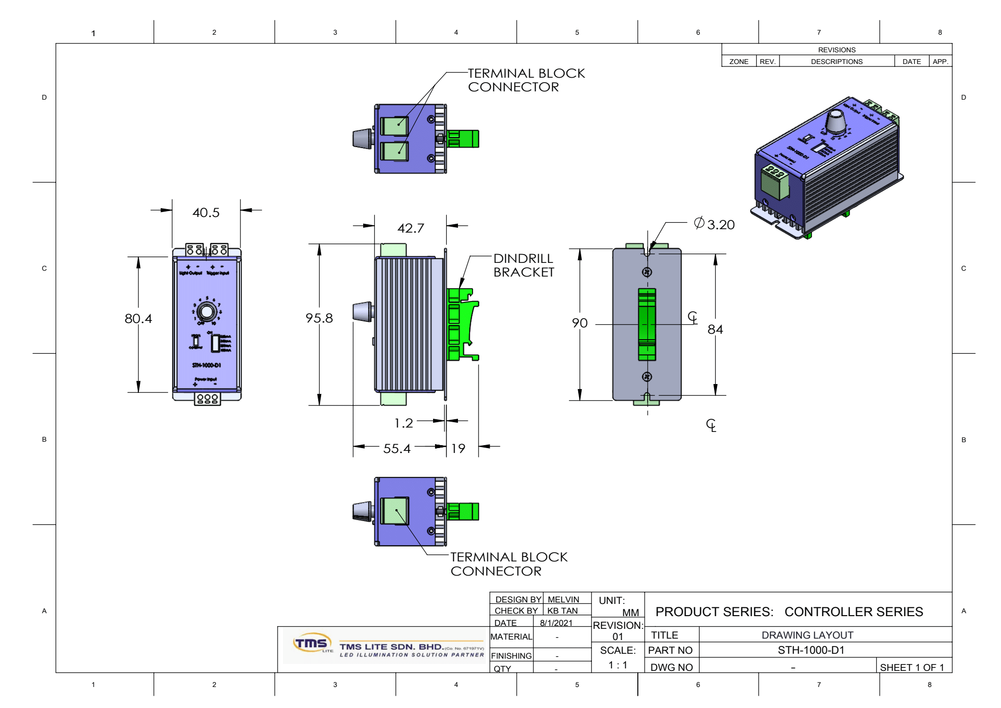 STH-1000-D1 CONTROLLER